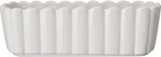 Květináč Edna Oval White 30 cm Wikholm Form