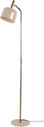 Světle hnědá stojací lampa s kovovým stínidlem (výška 164 cm) Smart – Leitmotiv