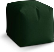 Sablio Taburet Cube Lesní zelená - 50x50x50 cm