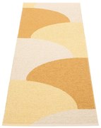 Okrově žlutý vnitřní a venkovní běhoun 70x180 cm Hill Ochre Pale Yellow – Pappelina