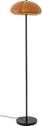 Okrově žlutá stojací lampa se skleněným stínidlem (výška 157 cm) Kinoko – Bloomingville