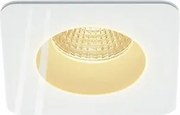 LA 114451 PATTA-F zápustná stropní čtvercová bílá 230V/500mA 9W 38° IP65 3000K - BIG WHITE (SLV)