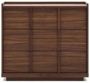Hnědá komoda v dekoru ořechu 100x78x50 cm Onix – Kave Home