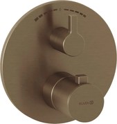 Kludi Nova Fonte - Termostatická baterie pod omítku, pro 2 spotřebiče, kartáčovaný bronz 20810N115