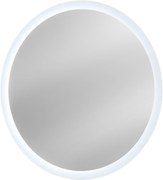 Comad Závěsné zrcadlo s LED osvětlením Venus ⌀60 cm