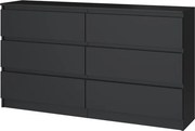 FALCO Komoda Malvína M6 140 černá
