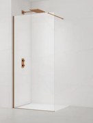 Sprchová zástěna SAT Walk-in 80 cm broušený rose gold SATBWI80PRRG