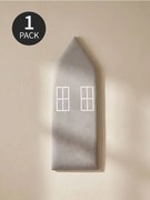 Sinsay - Čalouněný panel s motivem domku - šedá
