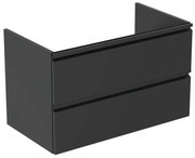 Ideal Standard Tesi - Umyvadlová skříňka, 80x44x49 cm, černá T0051ZT