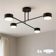 Brilagi - LED Přisazený lustr MONO 4xGX53/30W/230V černá