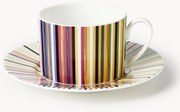 Sada šálků na kávu's podšálky z kostního porcelánu Fine Bone China Jenkins, 6 dílů