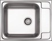 Deante Steel sink, 1-bowl with drainer