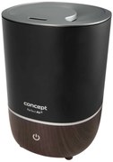 Concept - Zvlhčovač vzduchu, s aroma difuzérem, černá/dekor dřeva zv1210