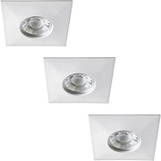 Rabalux 1080 - SADA 3x LED Koupelnové podhledové svítidlo RANDY LED/4W/230V hr