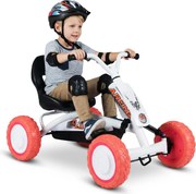 Costway Dětská motokárová šlapací auto s nastavitelným sedadlem a opěradlem