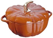 Staub Litinový hrnec ve tvaru dýně s poklicí, skořicový, 3,45 l / 24 cm 1024000
