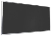 VYLEN s.r.o. Pěnová nástěnka s hliníkovým rámem 100 x 50 cm Barva: Černá 90