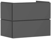 Hansgrohe Xilesa E - Umyvadlová skříňka, 62x78x47 cm, 2 zásuvky, matná šedá 54260760