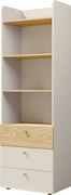 YUKI a | regál 5 | 60 cm | policový | bežovošedá/dub