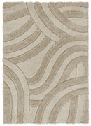 Béžový ručně tkaný koberec z recyklovaných vláken 120x170 cm Velvet – Flair Rugs