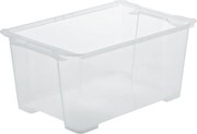 Regalux Úložný box, 58,3 × 39,2 × 27,7 cm, 44 l, transparentní