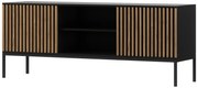 Eltap TV stolek Meorati 150 Černá / Dub Artisan