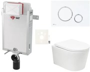 Závěsný wc set k zazdění SAT BREVIS SIKOSZBRTOR76
