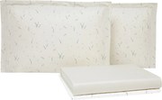 Set deka Ramona, prostěradla a povlaků na polštář, s příměsí bambusu, béžová, 160x220 cm