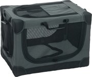 Skládací přepravka pro psy Přepravní box pro psy s polštářem Vyjímatelný pratelný potah z tkaniny Oxford pro psy do 4 kg Armádně zelený