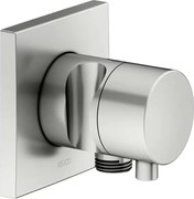 Keuco IXMO Comfort - Přepínací ventil pod omítku, pro 2 spotřebiče, s připojením a držákem sprchy, nerez 59556061202