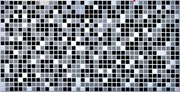 Obkladové panely 3D PVC TP10016507, cena za kus, rozměr 955 x 480 mm, mozaika černá, GRACE
