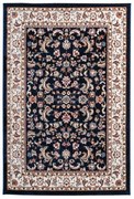 Obsession, Kusový koberec Isfahan 741 navy, 80x150, modrá, kancelář