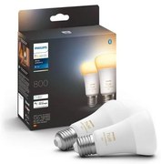 SADA 2xLED Stmívatelná žárovka Philips Hue WHITE AMBIANCE E27/6W/230V 2200-6500K 871951432824200