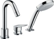 Hansgrohe Logis - Baterie na okraj vany, 3-otvorová instalace, chrom 71313000
