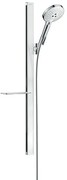 Hansgrohe Raindance Select S, sprchová sada 120 3jet se sprchovou tyčí 90 cm a miskou na mýdlo, bílá/chromová, HAN-27648400