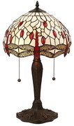 Endon 64086 - Stolní lampa Tiffany DRAGONFLY 2xE27/60W/230V pr. 30 cm