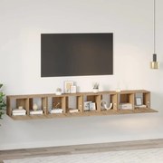 Sestava TV skříněk 4 ks Artisanový dub Kompozitní dřevo 3393572