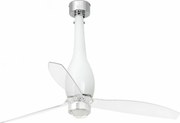 FARO 32000-9 ETERFAN M LED, bílá/transparentní, stropní ventilátor s DC motorem - FARO