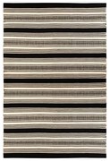 Černo-bílý oboustranný venkovní koberec z recyklovaného plastu Green Decore Zambezi, 160 x 230 cm