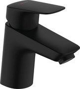 Hansgrohe Logis, páková umyvadlová baterie 70 CoolStart bez odtokové soupravy, černá matná, HAN-71073670