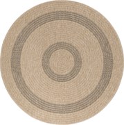 Ayyildiz, Kusový koberec Comilla 886 Black kruh, 120x120 (průměr) kruh, hnědá, chodba / předsíň