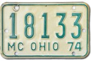 Americká SPZ Ohio 18133 moto