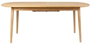 Rozkládací jídelní stůl s přídavnou deskou s deskou v dubovém dekoru 90x180 cm Twist – Zuiver