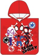 Chlapecké plážové pončo Spidey Team - 50 × 115 cm - pro děti od 3 do 6 let