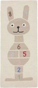 Ručně tkaný dětský hrací koberec s příměsí vlny 75x180 cm Rabbit Hopscotch – OYOY Mini