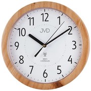 Přesné moderní rádiem řízené hodiny JVD RH612.7 - imitace dřeva