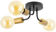 Toolight Moderní závěsné svítidlo APP1117-3C Black Gold