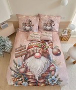3D Bavlněné povlečení HAZEL GNOME hnědé + povlak na polštářek 40x50 cm zdarma Rozměr povlečení: 70 x 90 cm | 140 x 200 cm
