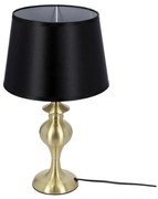 Stolní lampa PRIMA GOLD 1xE27/60W/230V černá/zlatá