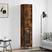 Skříň highboard kouřový dub 34,5 x 34 x 180 cm kompozitní dřevo